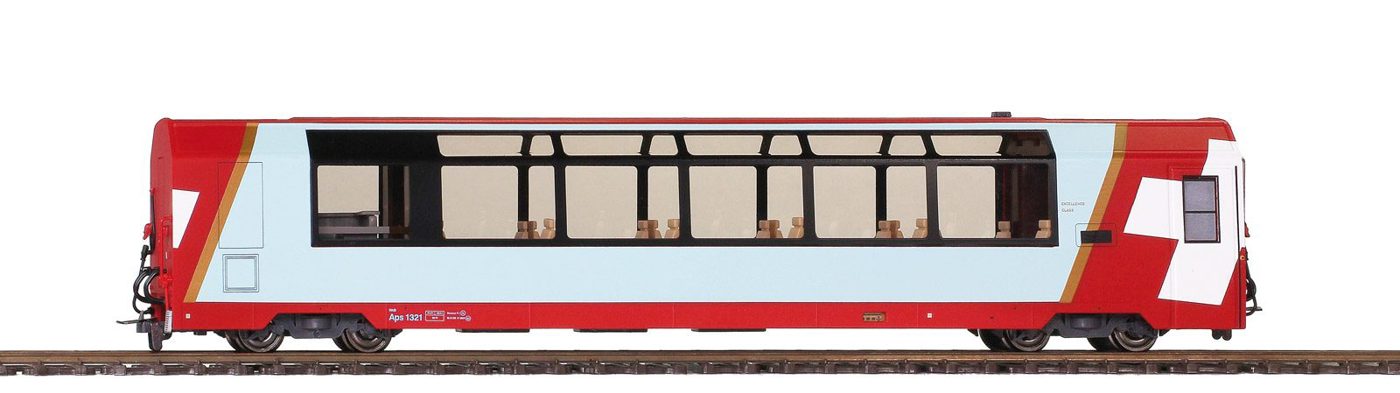 BEMO 3289 141 RhB Aps 1321 "Glacier-Express" Panoramawagen 'Excellence Class' - World of Trains ...